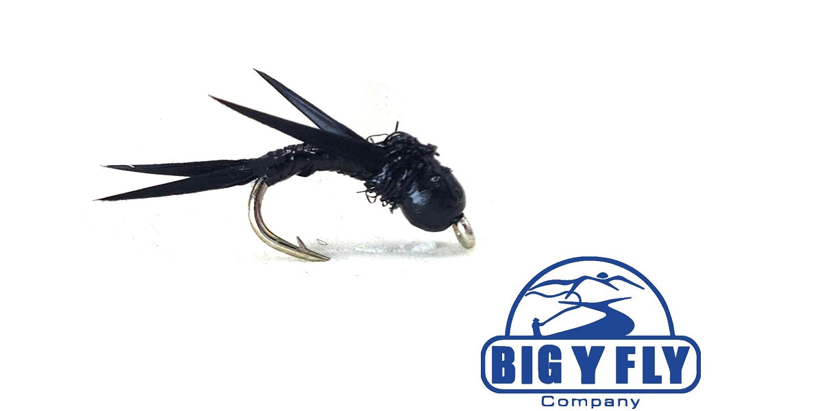B's Black Stonefly Nymph - Tungsten — Big Y Fly Co