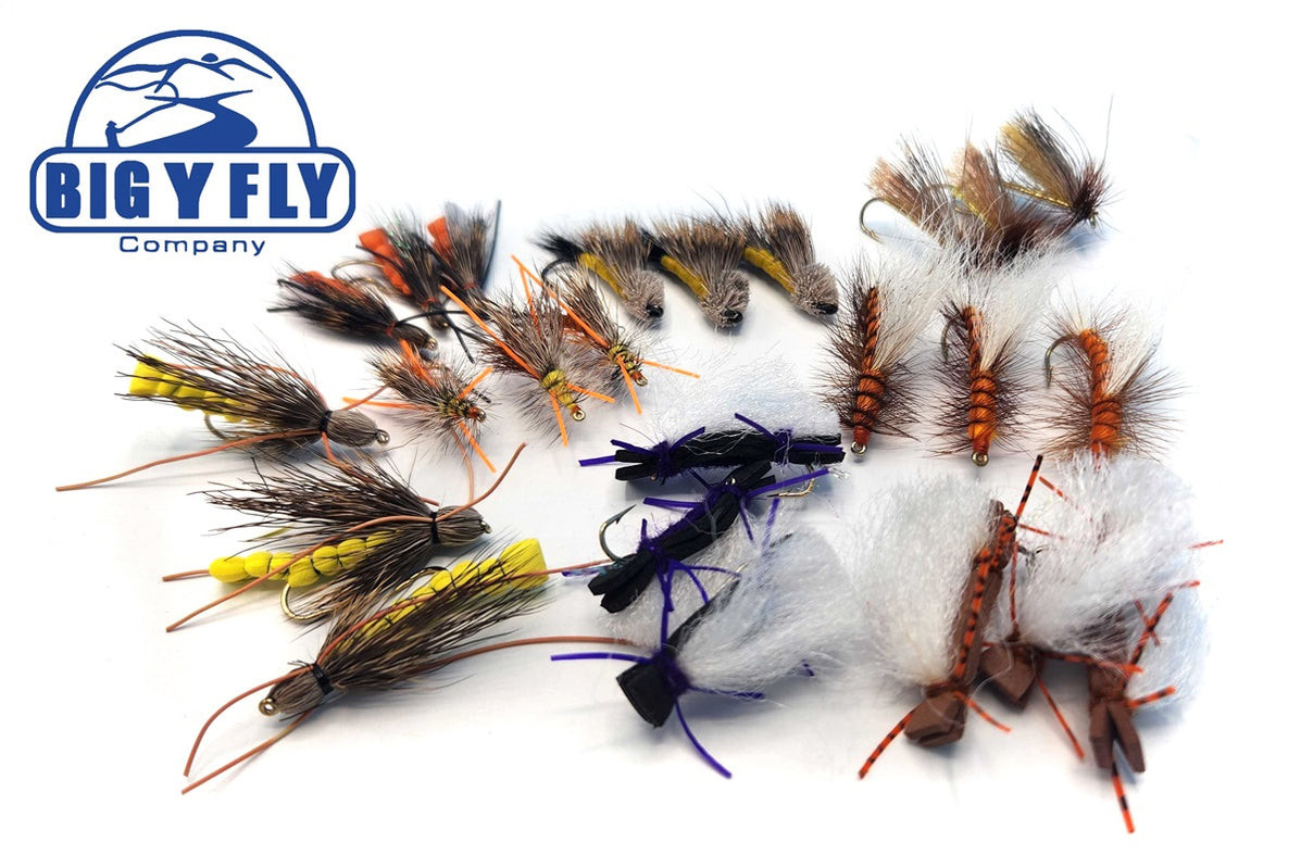 Salmonfly/Stonefly Dry Fly Assortment--24 Flies #44 — Big Y Fly Co