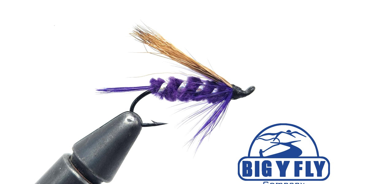 Purple Peril-Salmon/Steelhead Flies-BigYFlyCo.com — Big Y Fly Co