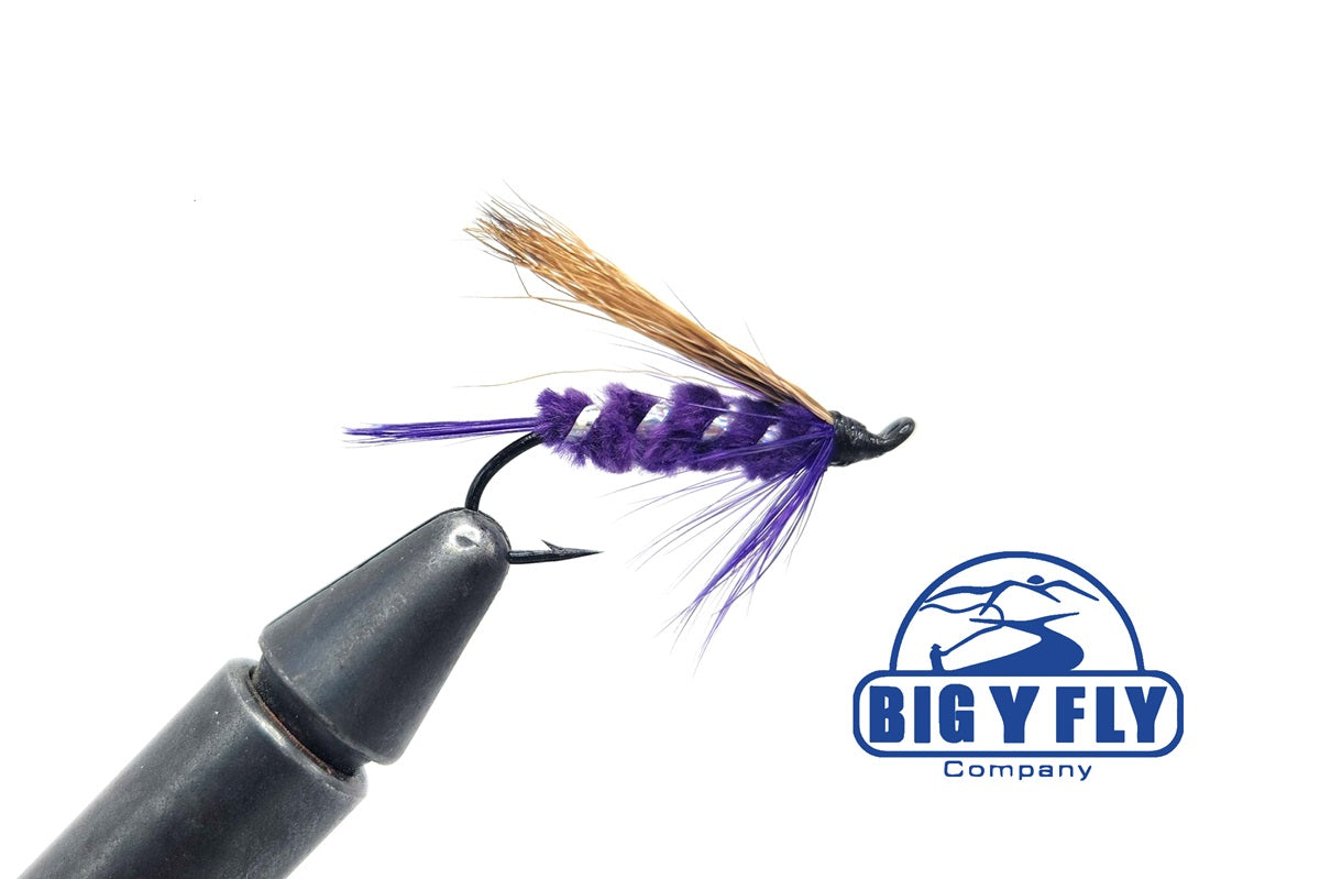 Purple Peril-Salmon/Steelhead Flies-BigYFlyCo.com — Big Y Fly Co