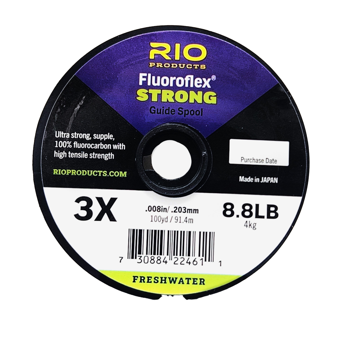 Rio Fluoroflex Strong Tippet Guide Spool--100 yards-Fluorocarbon Tippet ...