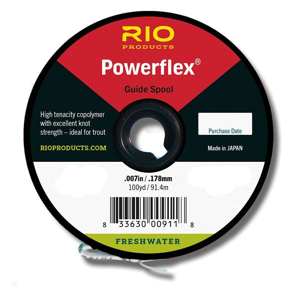 Rio Powerflex Guide Tippet Spool--110 yds.-Tippet Material-BigYFlyCo ...