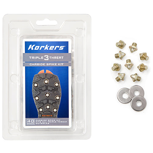 Korkers Triple Threat Carbide Spike Kit-BigYFlyCo.com — Big Y Fly Co
