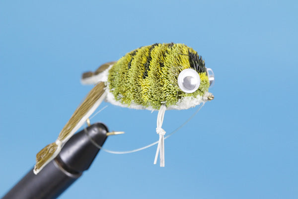 Wiggle Legs Frog-- Bass Patterns-BigYFlyCo.com — Big Y Fly Co