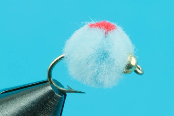 Beadhead Glo Bug with Dot-Discount Flies-BigYFlyCo.com — Big Y Fly Co