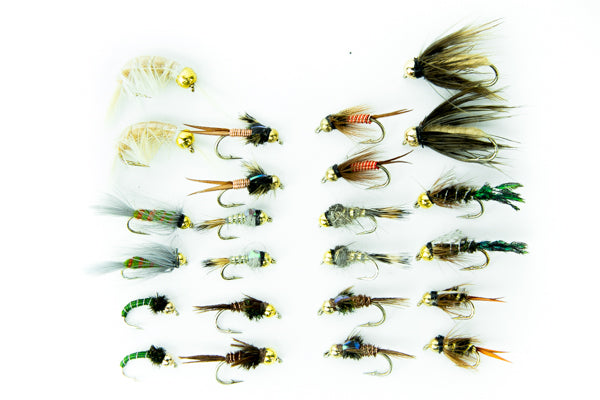 Beadhead Nymph Assortment 24 Flies-Top Beadhead Patterns-BigYFlyCo.com ...